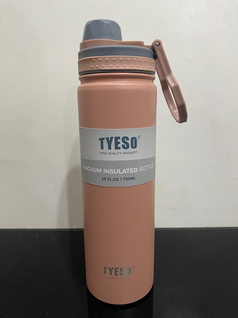 Pink Tumbler Tyeso Tumbler 750ml Tumbler Vacuum Insulated Tumbler, Furniture & Home Living ...