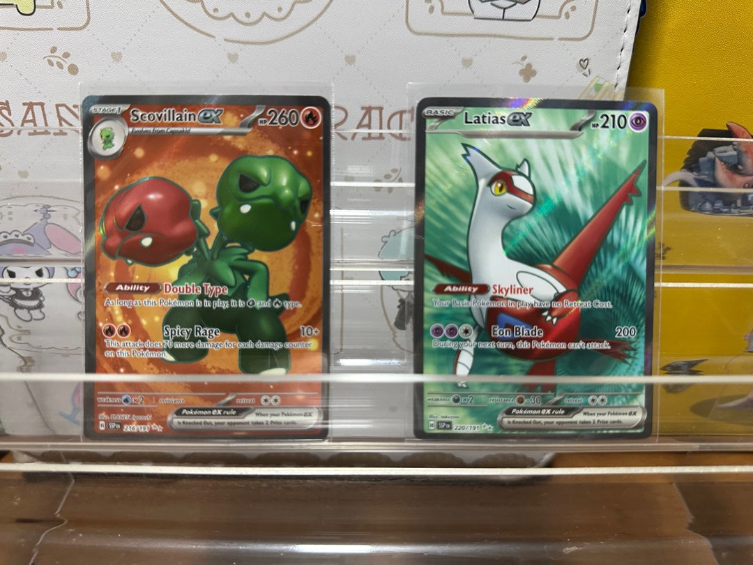 Pokemon Surging Sparks ex - Scovillain / Latias full art rare FA ...