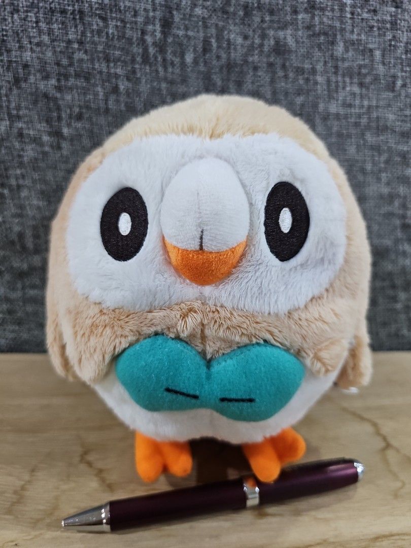 Pokemon Takara Tomy Rowlet plush 18cm, Hobbies & Toys, Toys & Games on ...
