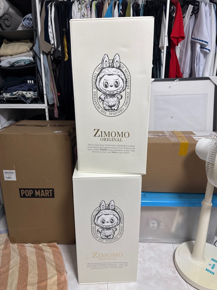 PopMart Labubu zimomo box, Furniture & Home Living, Home Decor ...