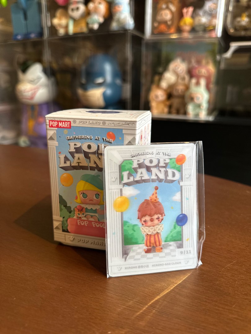 POPMART POPLAND V1 HIRONO + SPECIAL CARD SAD CLOWN, Everything Else ...