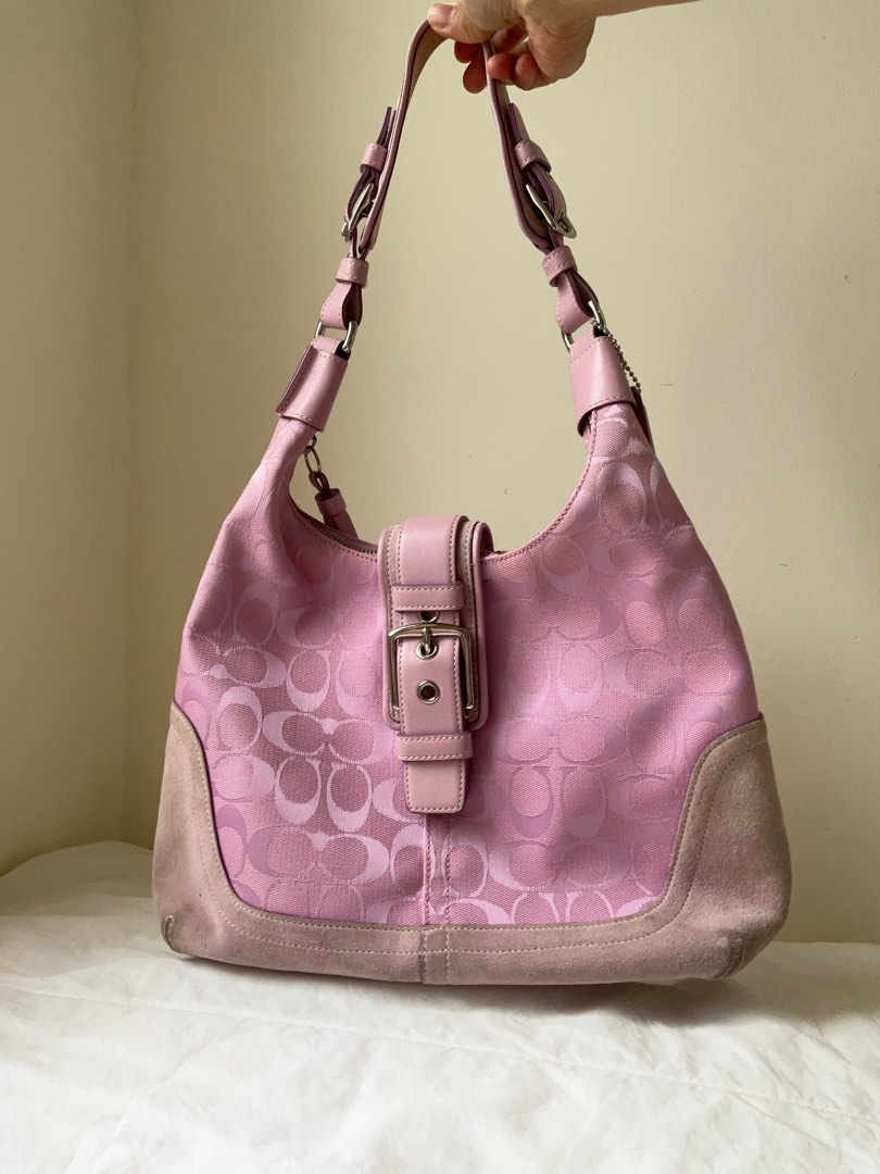 Rare Purple COACH Hamilton Hobo, Luxury, Bags & Wallets on Carousell