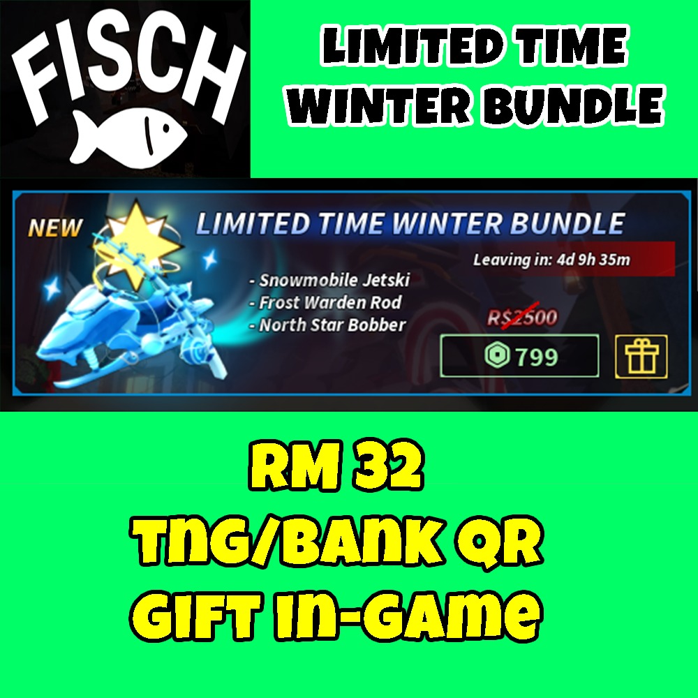 Roblox Fisch Limited Time Winter Bundle, Video Gaming, Gaming ...