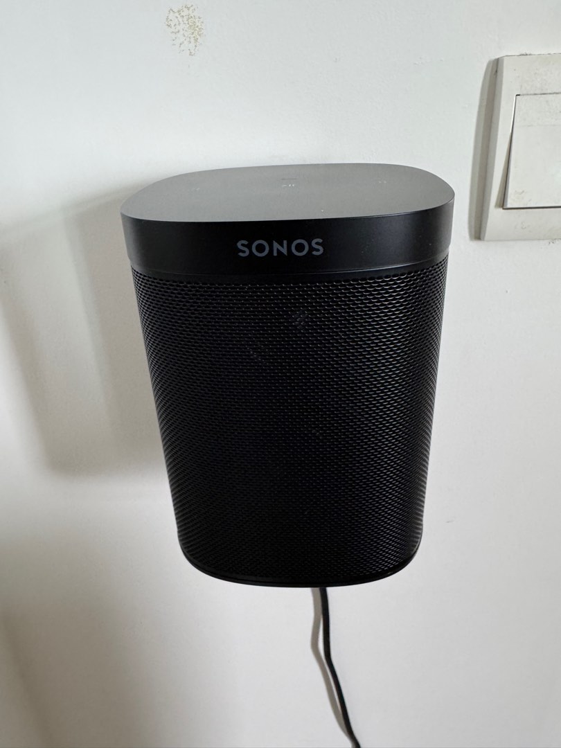 Sonos One SL (one pair, black) with free mounting brackets (one pair ...