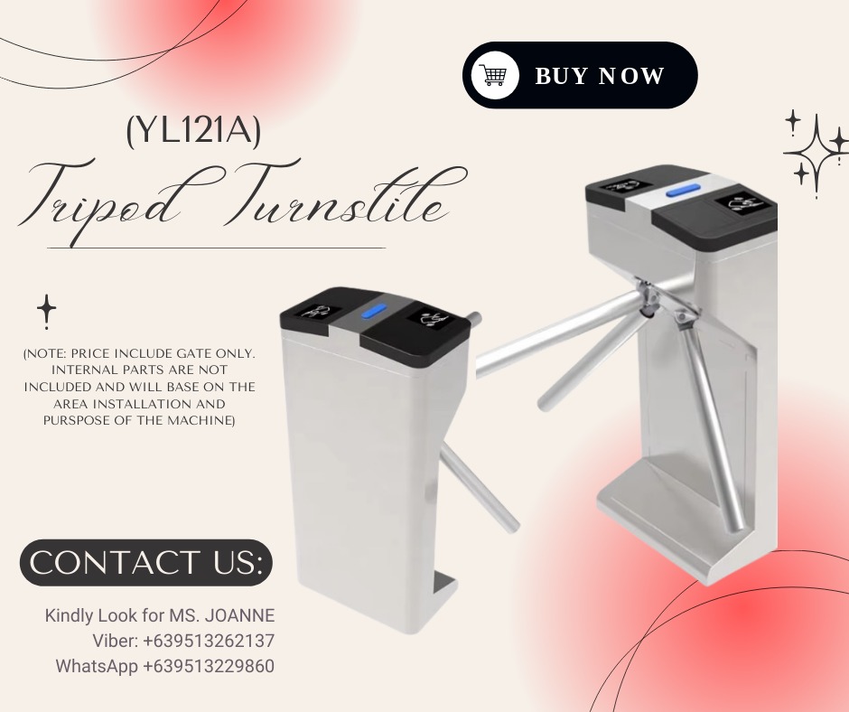 Stainless Steel Waist Height Access Control System Electronic Tripod ...