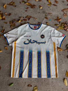 Supreme Blur Soccer Jersey Black (SS24)(Used), Men's Fashion ...