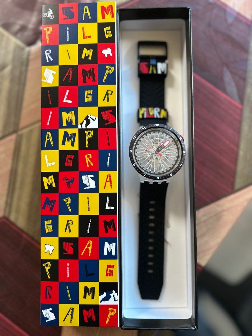 Swatch the pilgrim 47mm, Men's Fashion, Watches & Accessories, Watches ...