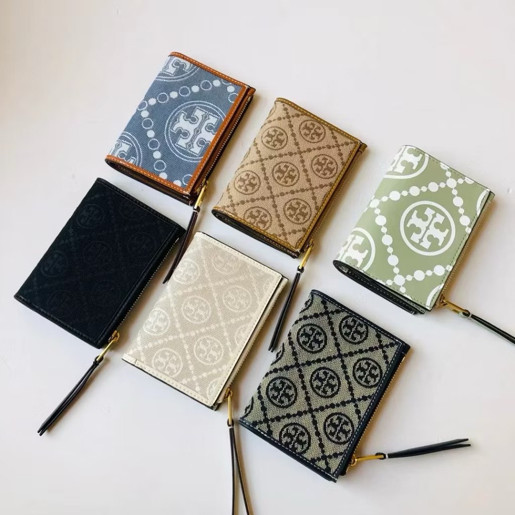 TB T Monogram Bi-fold Wallet, Women's Fashion, Bags & Wallets, Wallets ...