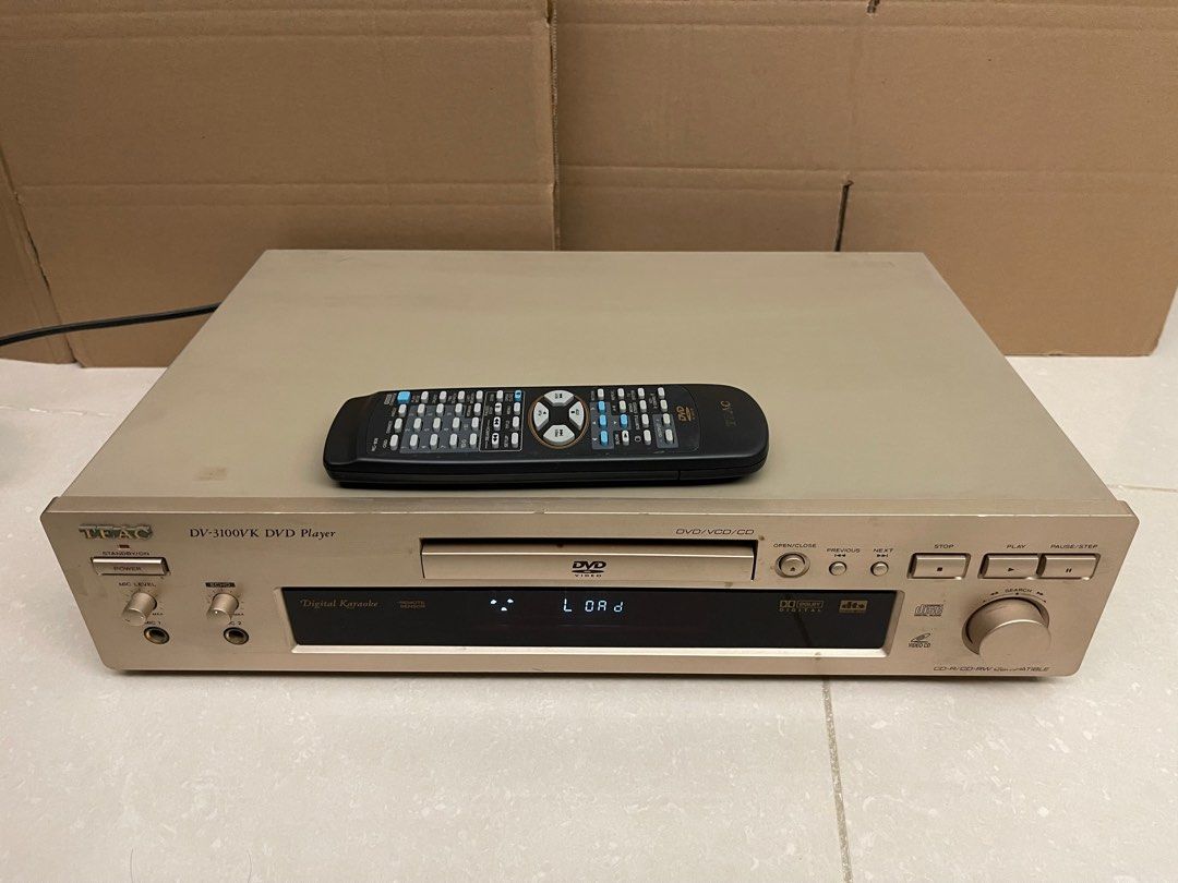 TEAC第一音響 DV-3100VK DVD機 日本靚聲 跟原裝遙控 VCD CD, 音響器材, Soundbar、揚聲器、藍牙喇叭、耳擴 ...