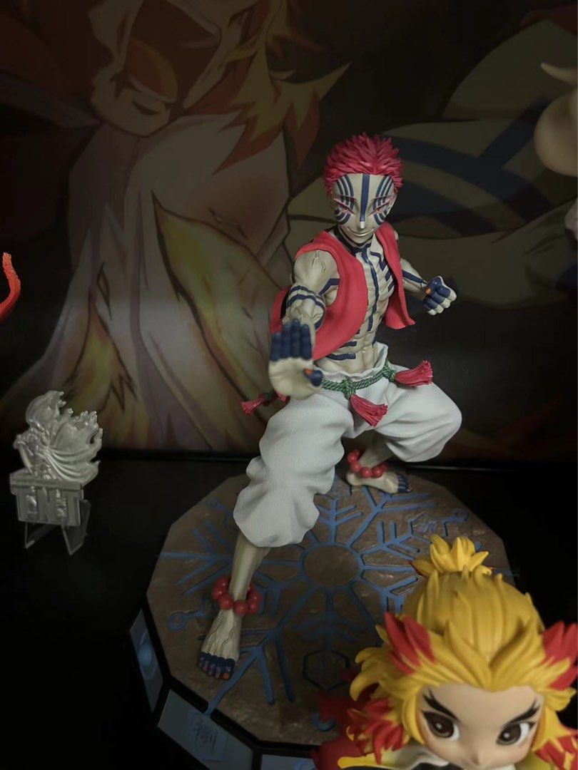 TNT STUDIO DEMON SLAYER AKAZA (BLUE BASE VER), Hobbies & Toys, Toys ...