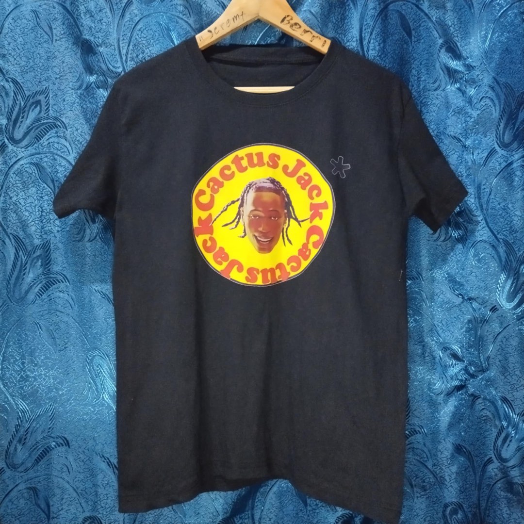 Travis Scott Burger Cactus Jack, Men's Fashion, Tops & Sets, Tshirts ...