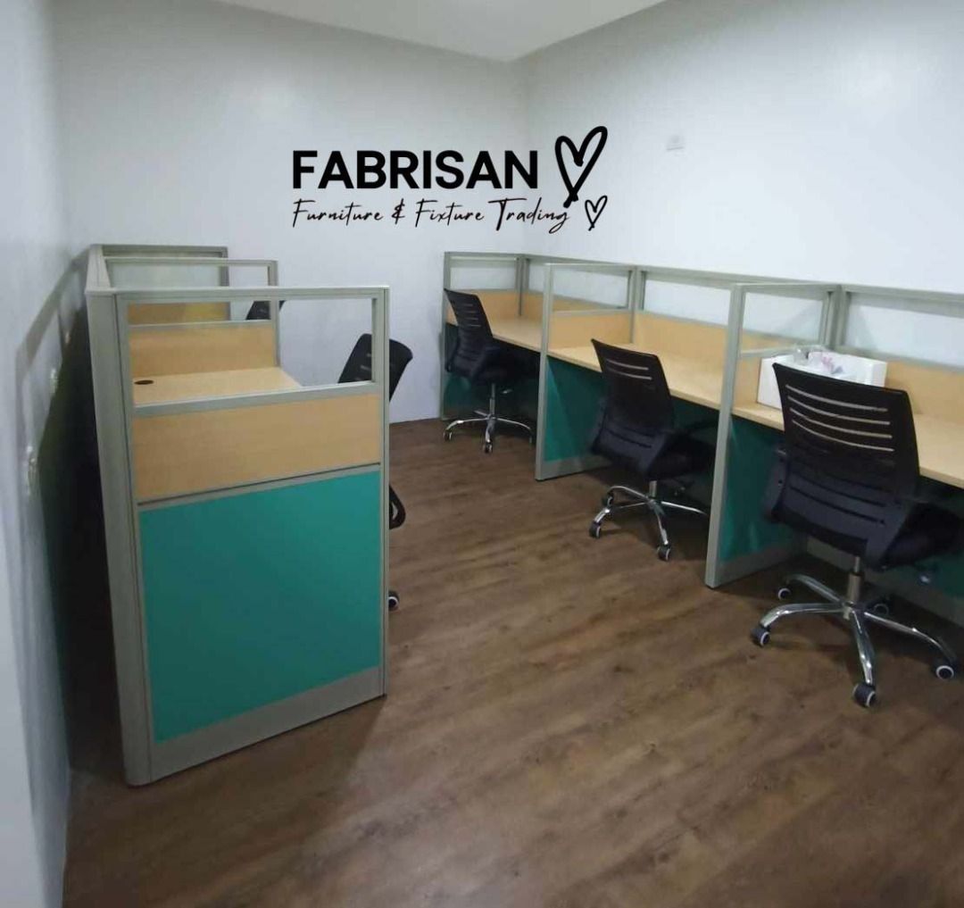 ubicle Desk Privacy Panel Included Benching & Partition | Office Table ...