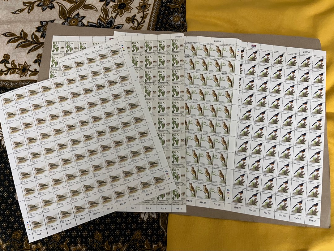 (Usable) Malaysian Setem 10, 20, 30 dan 50 sen, Everything Else, Others on Carousell