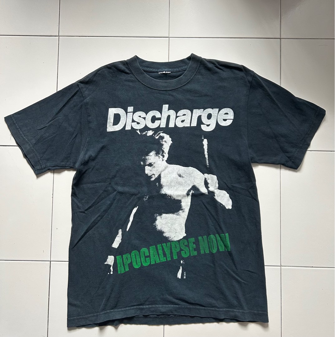 Vintage Band Discharge Hardcore Punk, Men's Fashion, Tops & Sets ...