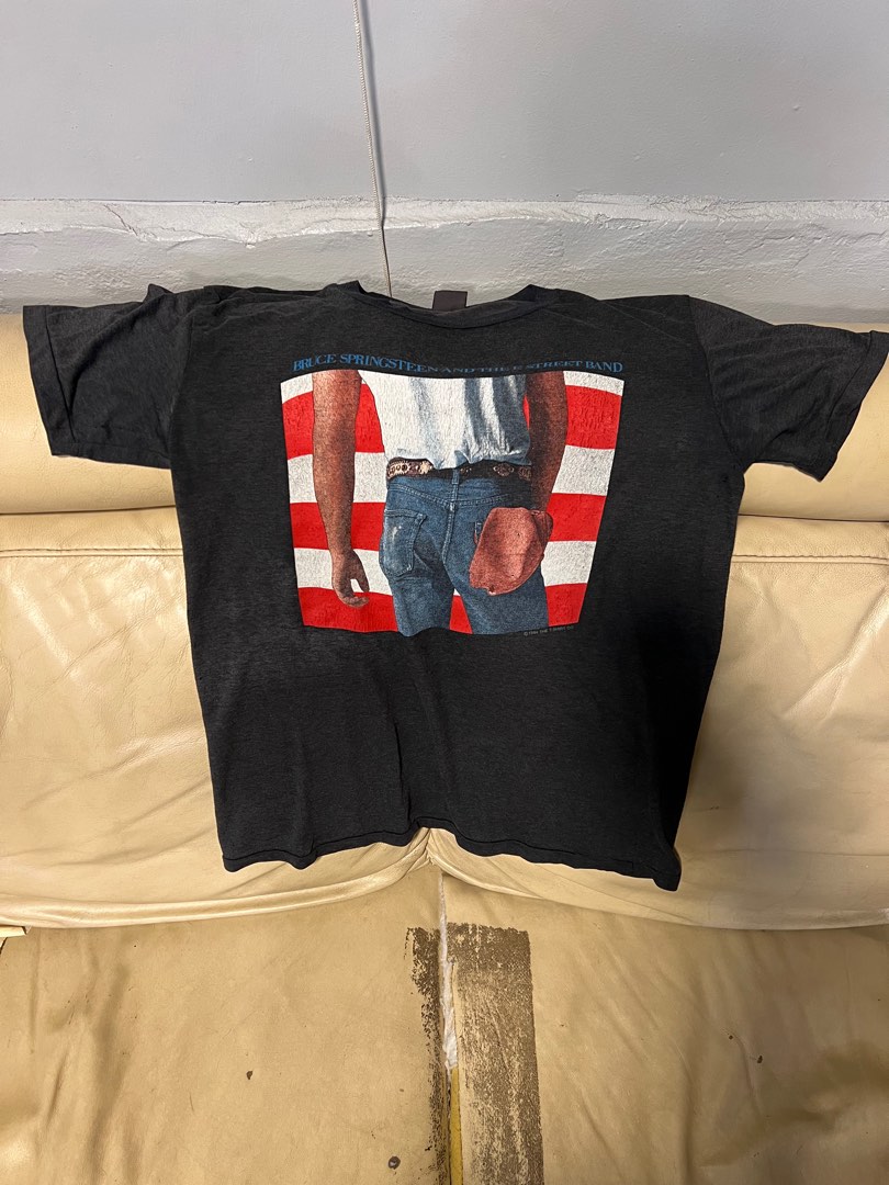 Vintage bruce springsteen band t, Men's Fashion, Tops & Sets, Tshirts ...