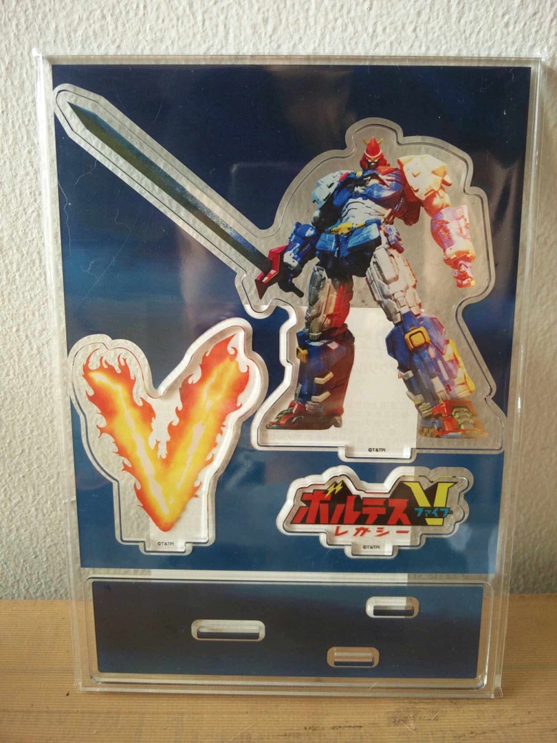 Voltes V Legacy Clear Acrylic Stand, Hobbies & Toys, Memorabilia ...
