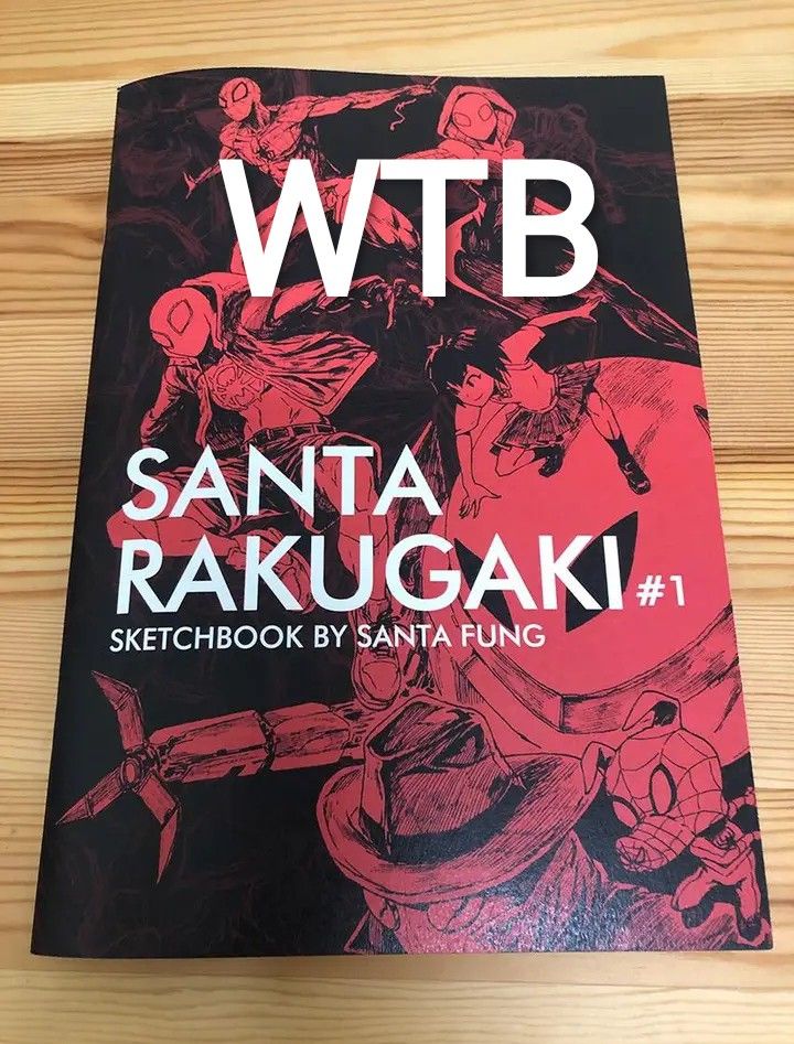 wtb santa rakugaki by Santa fung, Hobbies & Toys, Books & Magazines, Comics & Manga on Carousell
