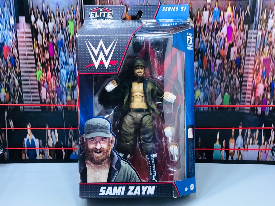 WWE Mattel Elite Sami Zayn Wrestling Action Figure, Hobbies & Toys ...