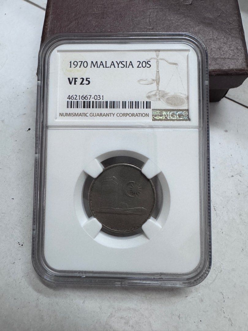 1970 Malaysia 20S NGC VF 25, Hobbies & Toys, Collectibles & Memorabilia, Currency on Carousell