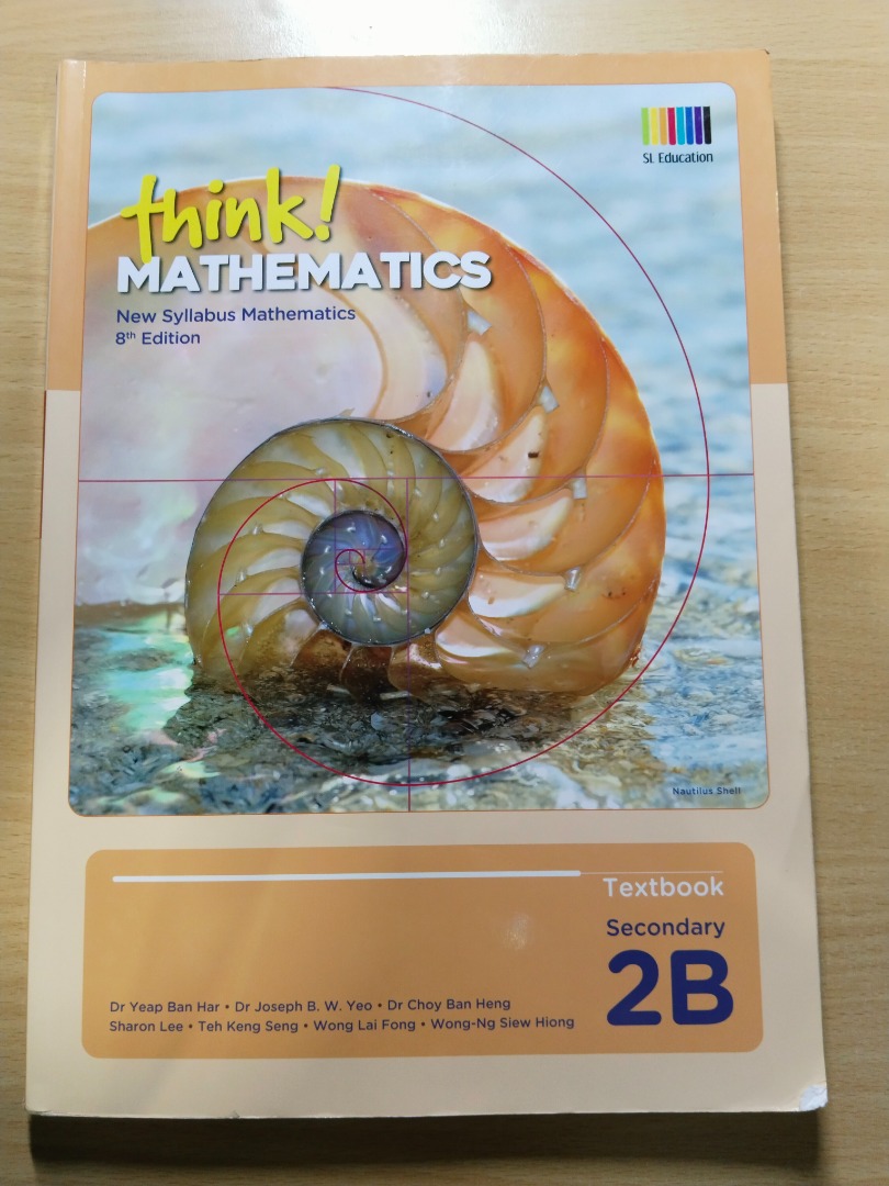 2E/G3 think! Mathematics G3 Syllabus Textbook 2B, Hobbies & Toys, Books ...
