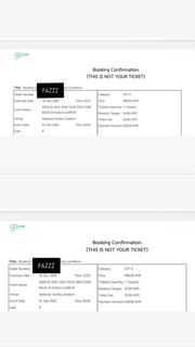 2NE1 Concert Ticket in Kuala Lumpur, Tickets & Vouchers, Event Tickets ...