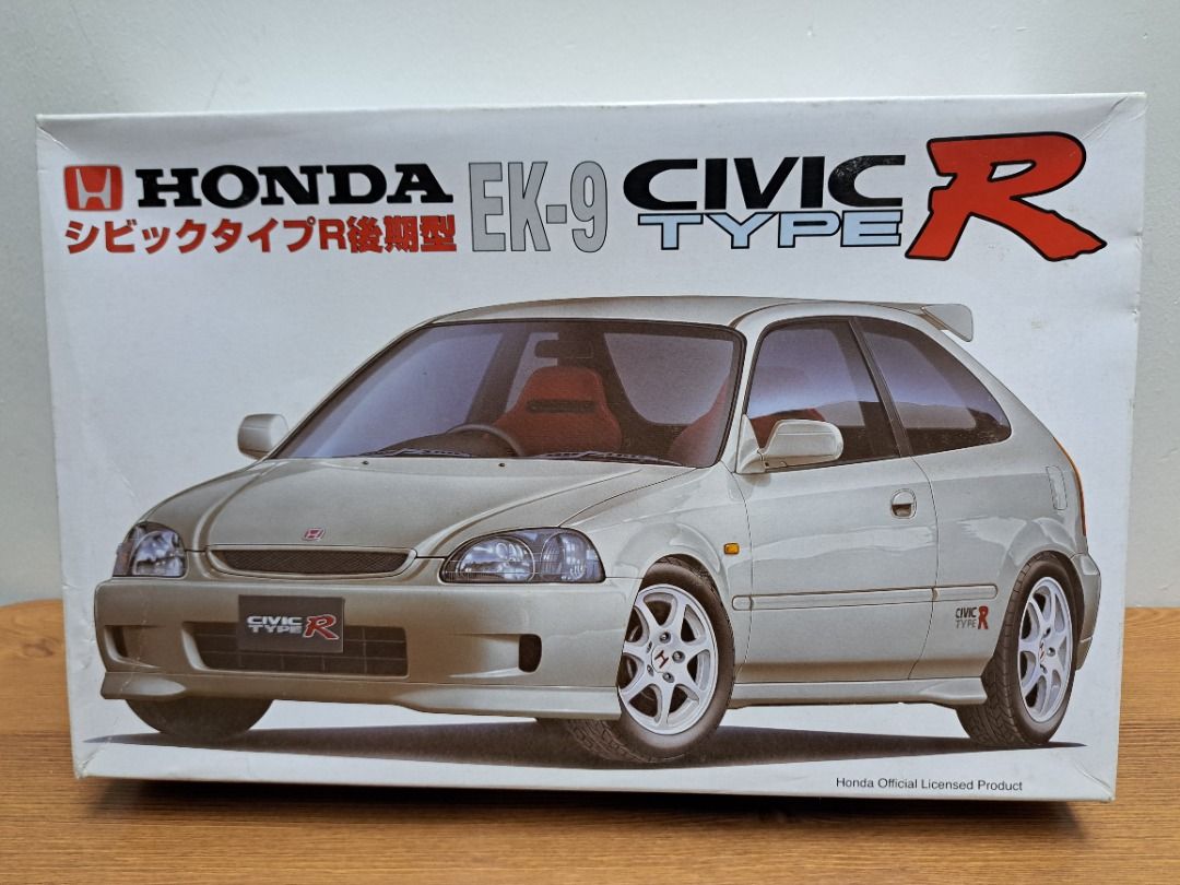 全新 FUJIMI 1/24 Honda Civic Type R EK-9 R 後期型 模型車, 興趣及遊戲, 玩具 & 遊戲類 ...