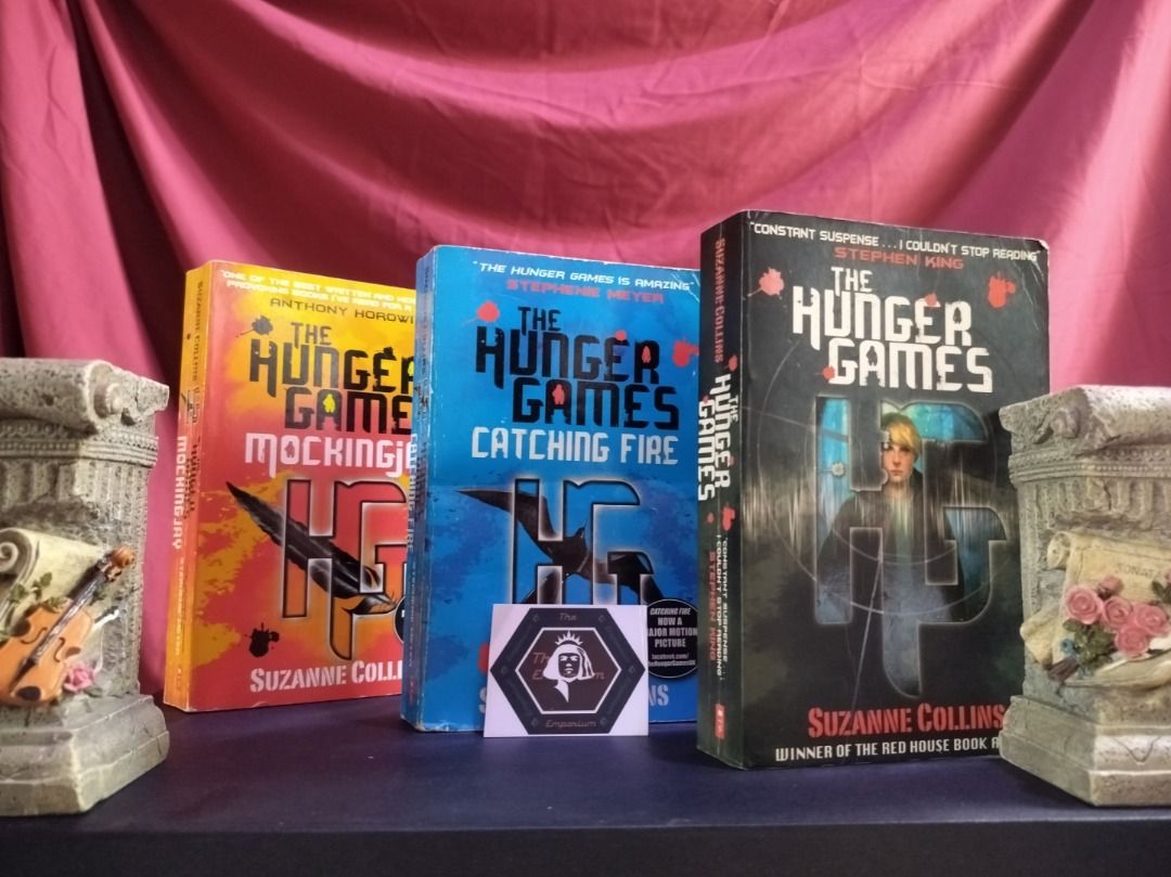 Hunger Games UK Paperback Set (w/ rare Peeta cover) for 850 PHP ...