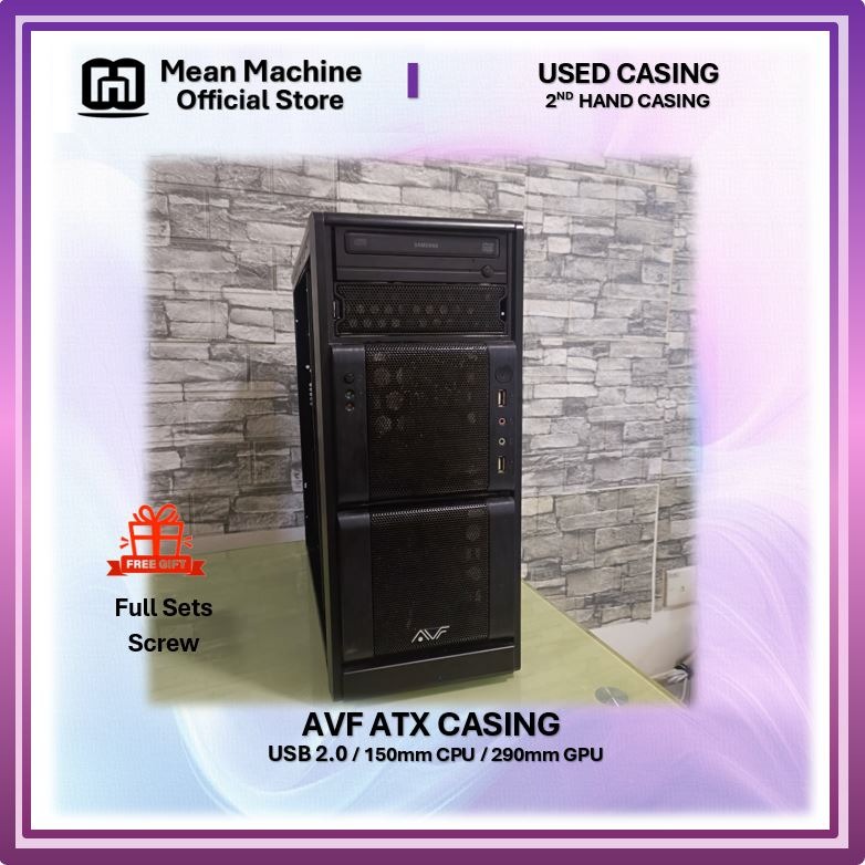 AVF ATX PC Casing - 2nd Hand Used Casing, Computers & Tech, Parts ...