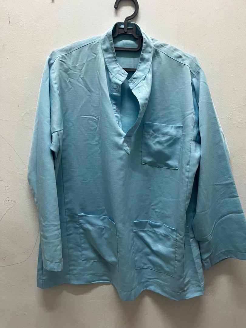 Baju Melayu biru laut, Men's Fashion, Activewear on Carousell