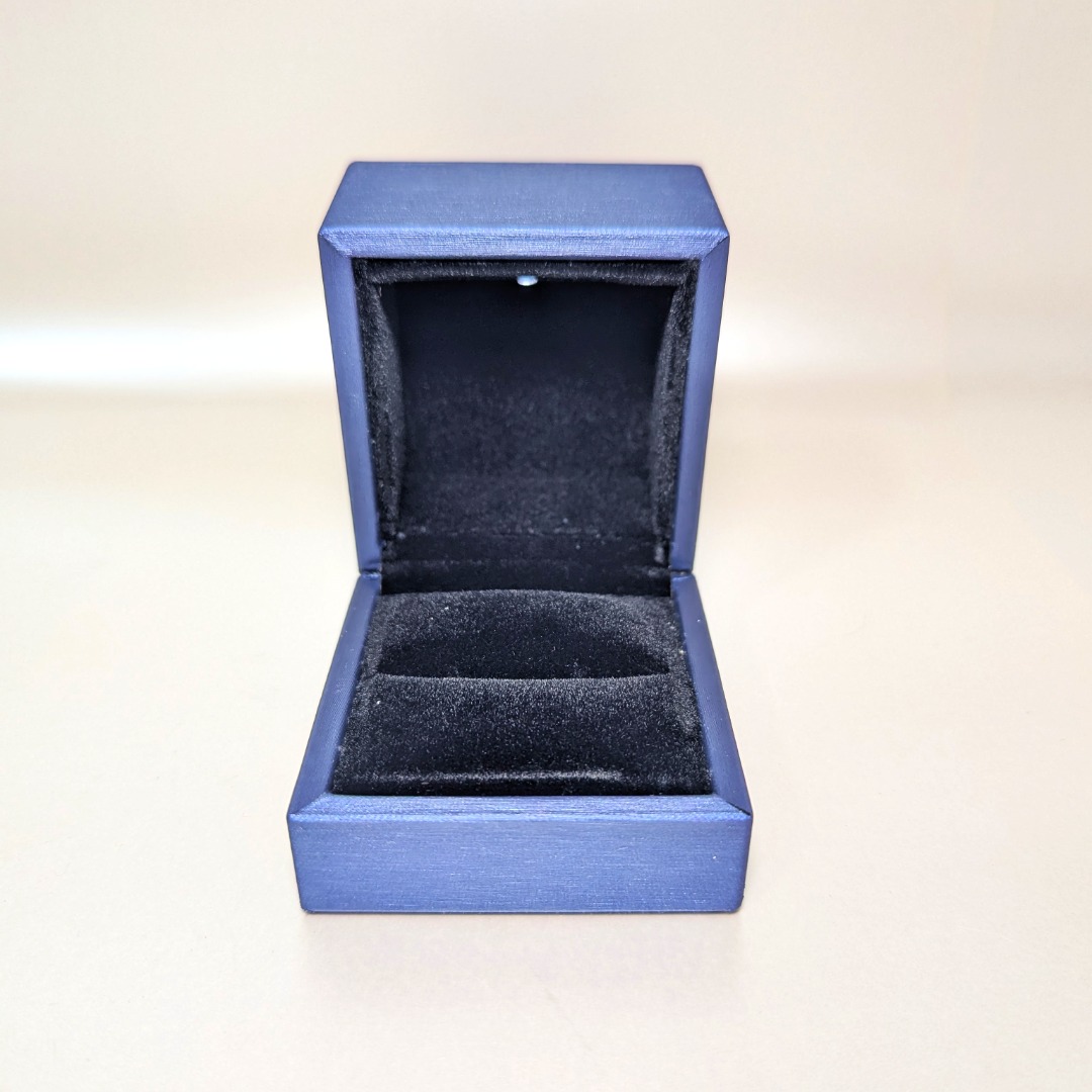 Blue Wedding Proposal Jewelry Ring Accessories Gift Box Organizer with ...