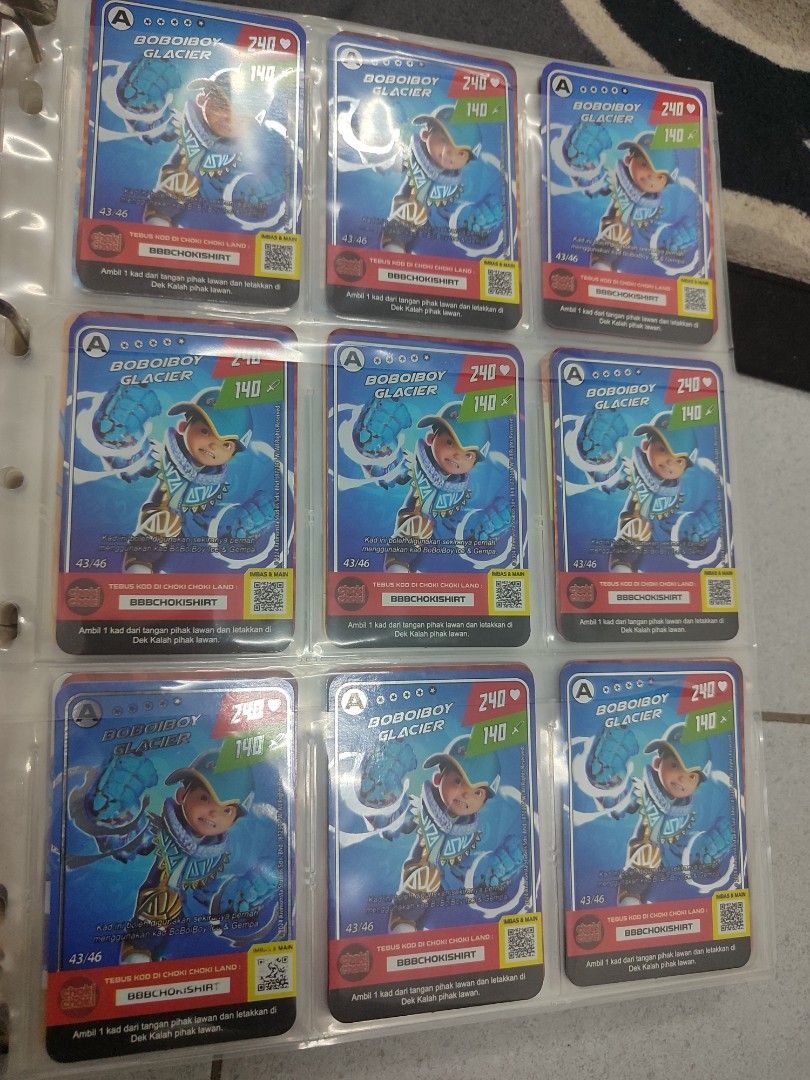 Boboiboy card coki2, Hobbies & Toys, Toys & Games on Carousell