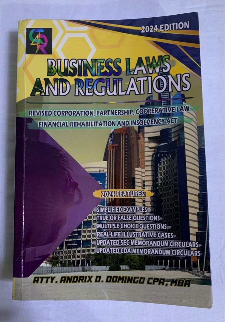 BUSINESS LAWS AND REGULATIONS (2024 Edition), Hobbies & Toys, Books ...