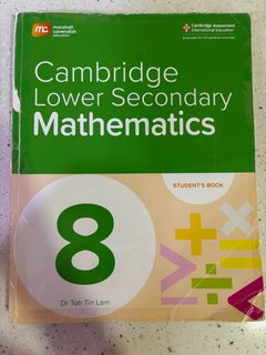 Cambridge Lower Secondary Mathematics 9, Hobbies & Toys, Books & Magazines, Textbooks on Carousell