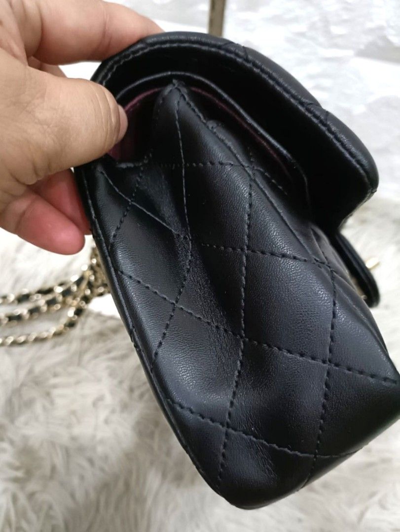 CHANEL CLASSIC DOUBLE FLAP BLACK TWO WAY BAG, Luxury, Bags & Wallets on ...