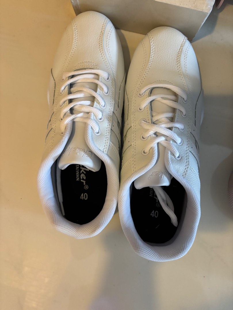 Checkers white shoes, Women's Fashion, Footwear, Sneakers on Carousell