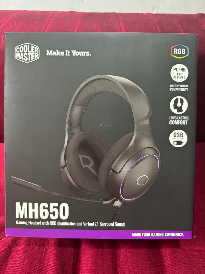 Cooler Master MH650 Gaming Headset, Audio, Headphones & Headsets on ...