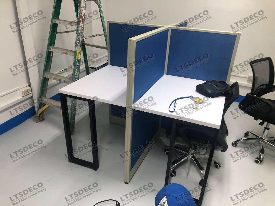 Cross type workstation cubicle \ Office partition \ Office furniture ...