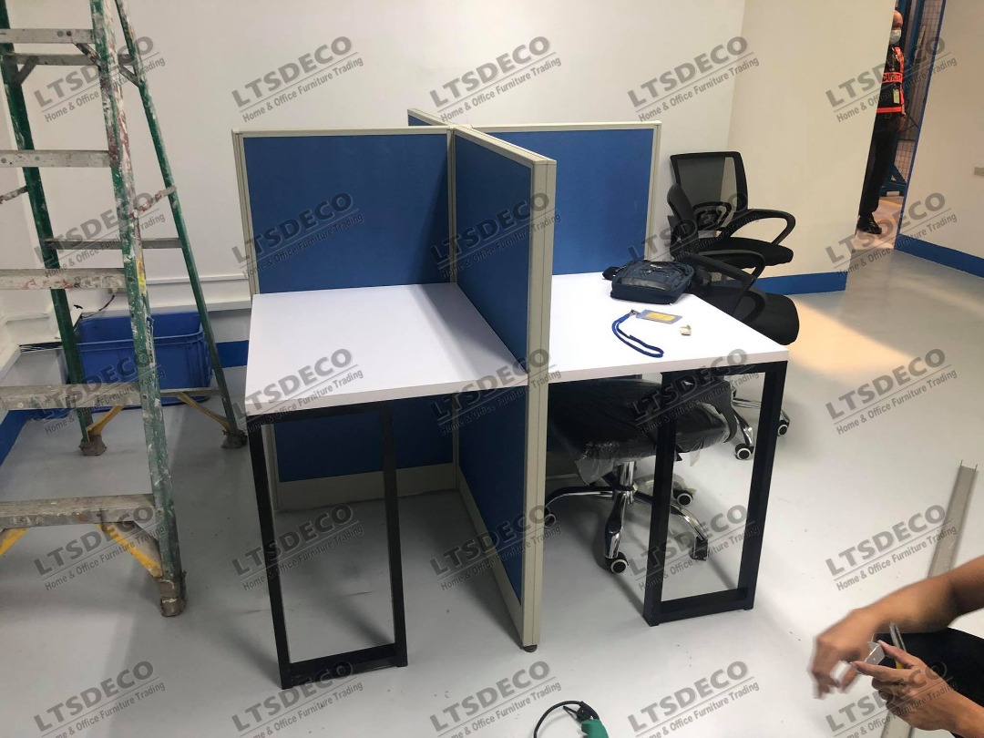 Cross type workstation cubicle \ Office partition \ Office furniture ...