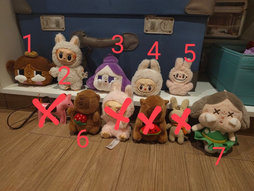 Crybaby labubu capybara, Toys & Collectibles, Mainan di Carousell