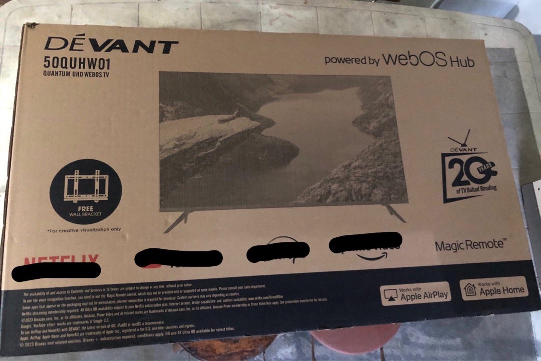 BRAND NEW! DEVANT 50QUHW01 50 inch Ultra HD (UHD) 4K Quantum Web OS TV ...