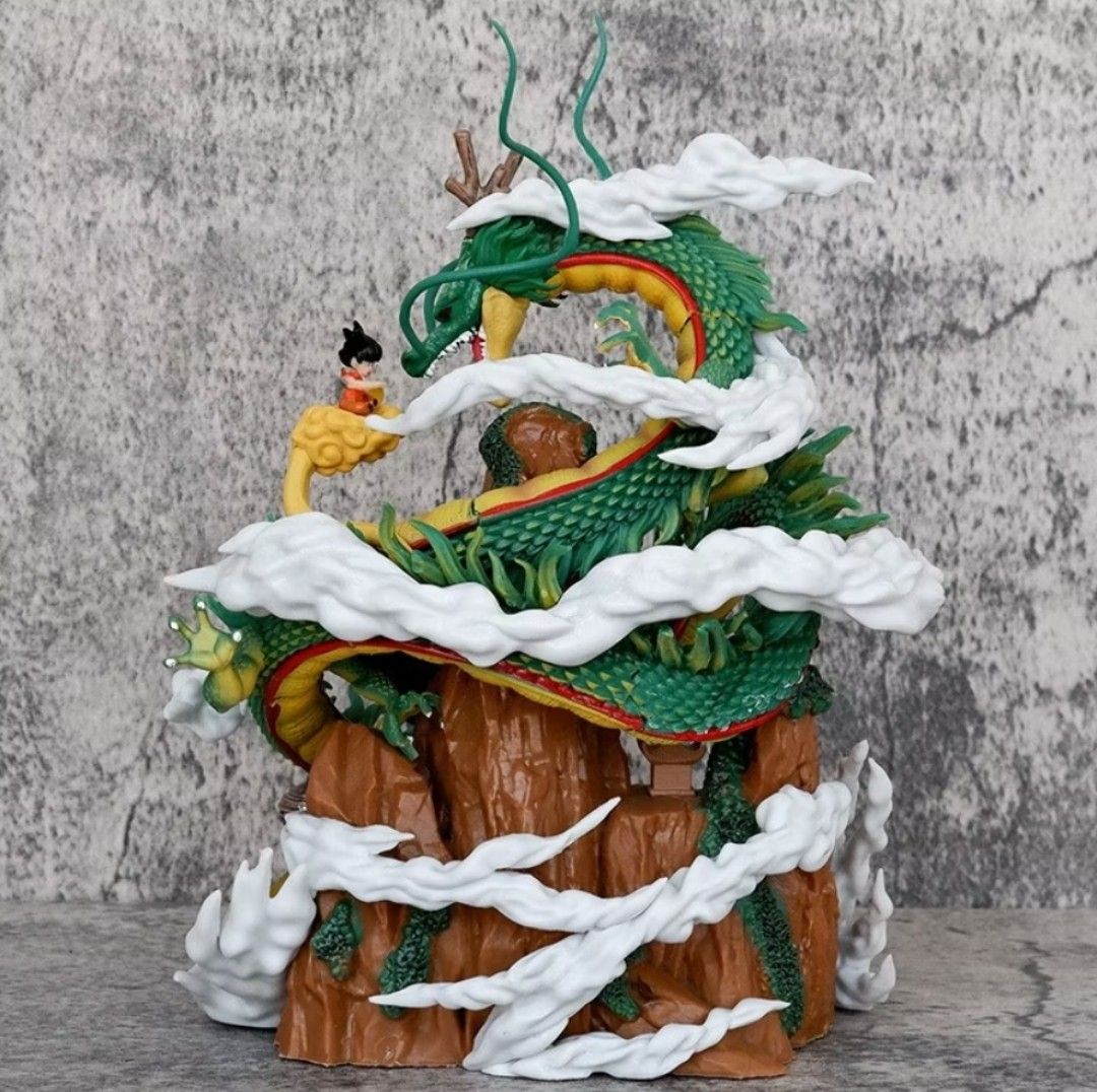 Dragon Ball Shenron Anime Gigure Son Goku Wish Shenron Action Figure ...