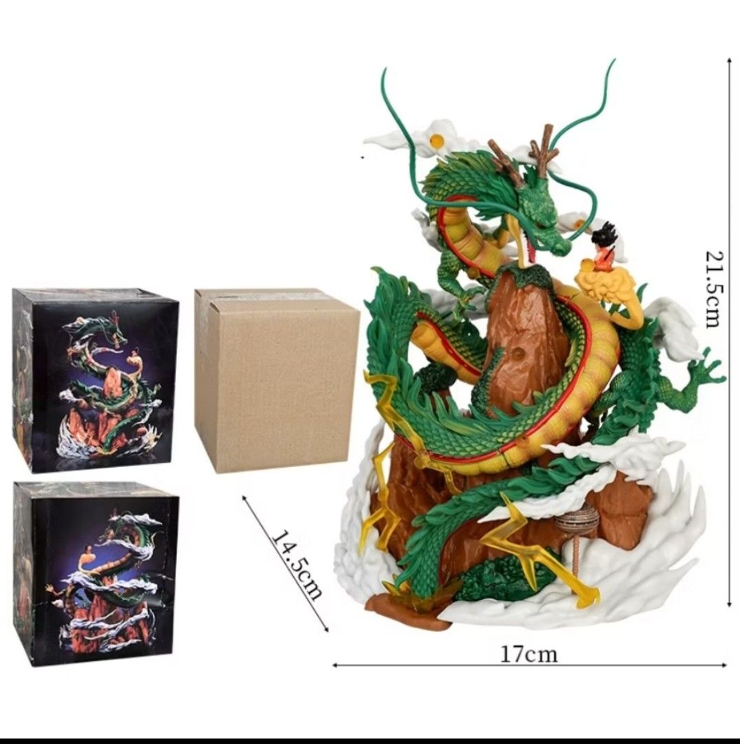 Dragon Ball Shenron Anime Gigure Son Goku Wish Shenron Action Figure ...