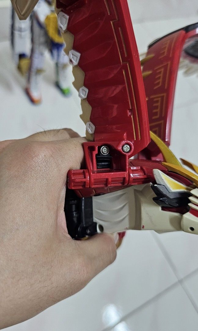 Dx Power Ranger/Hyakuju Sentai Gao Ranger megazord Falcon & bison ...