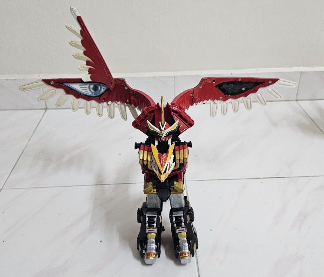 Dx Power Ranger/Hyakuju Sentai Gao Ranger megazord Falcon & bison ...