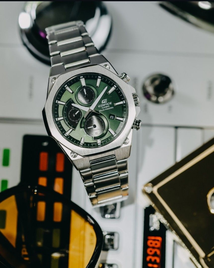 Edifice Slim Solar Chronograph Casio. Watch EFS-S570D-3AUDF, Luxury ...