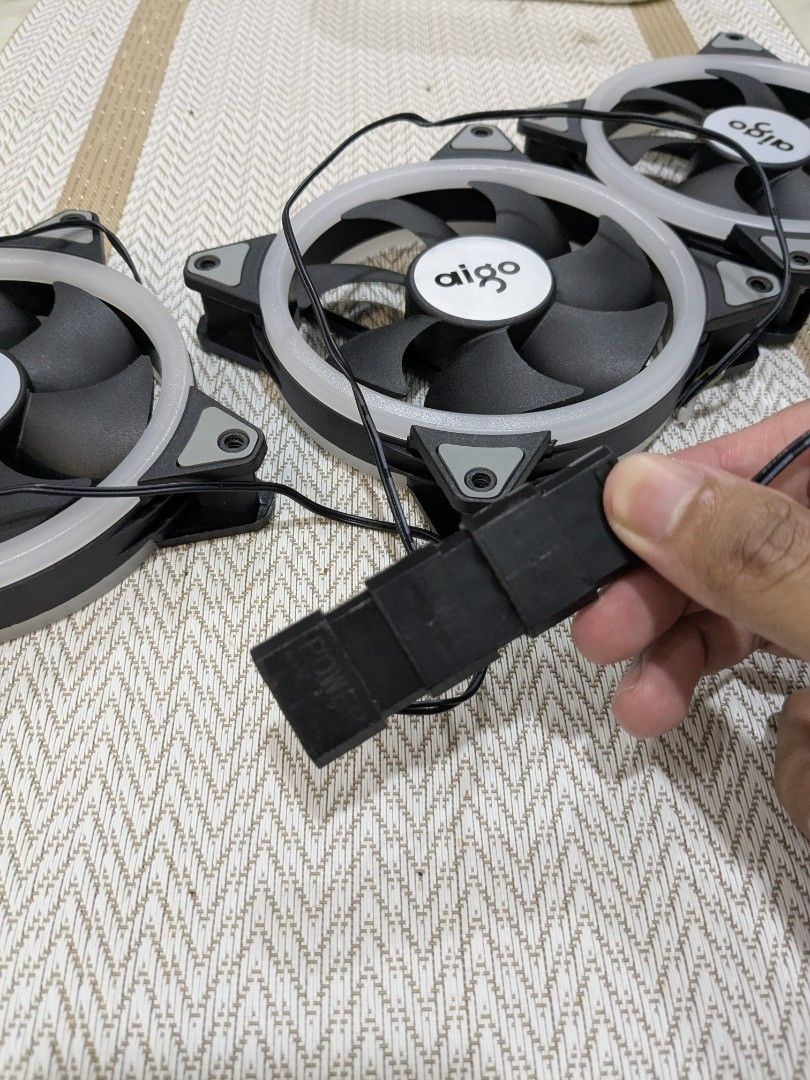 Fan Aigo 3 Biji, Computers & Tech, Parts & Accessories, Computer Parts on Carousell