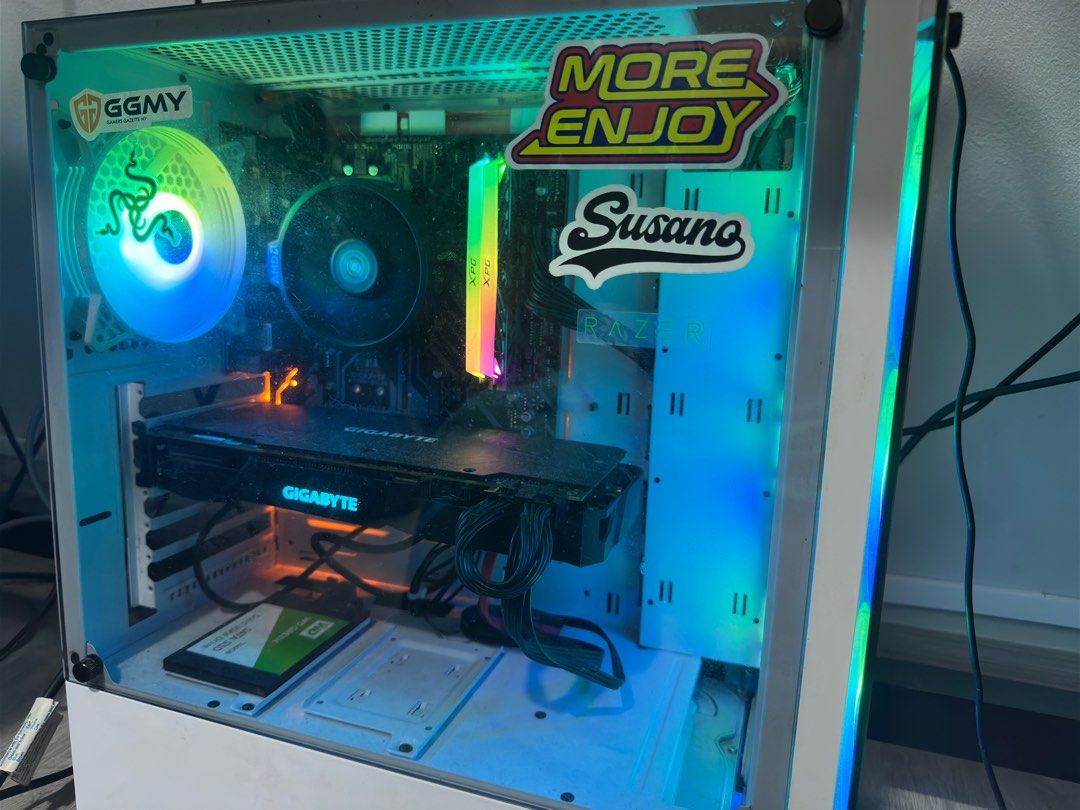 FULL SET RTX 2070 and 75hz Philips monitor, Computers & Tech, Desktops on Carousell