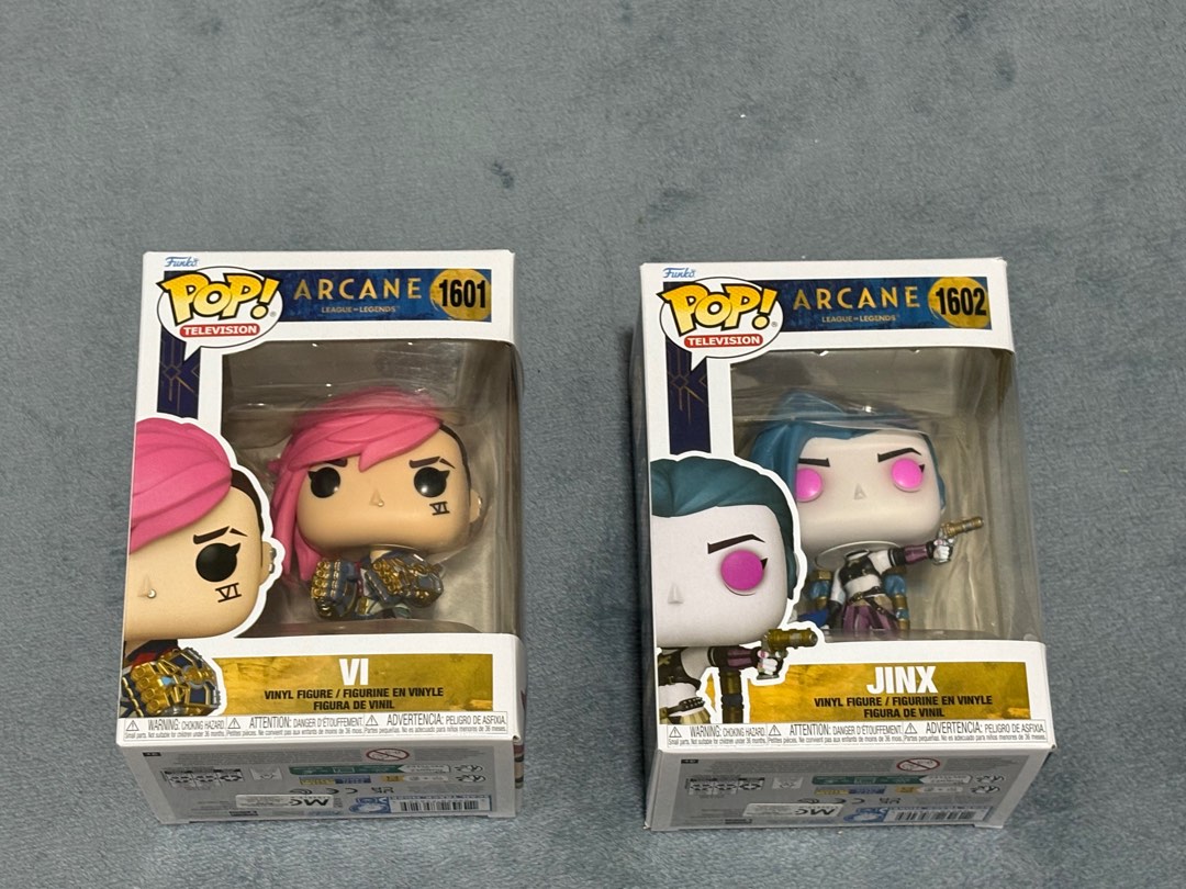 Funko Pop Arcane Jinx/Vi, Hobbies & Toys, Toys & Games on Carousell