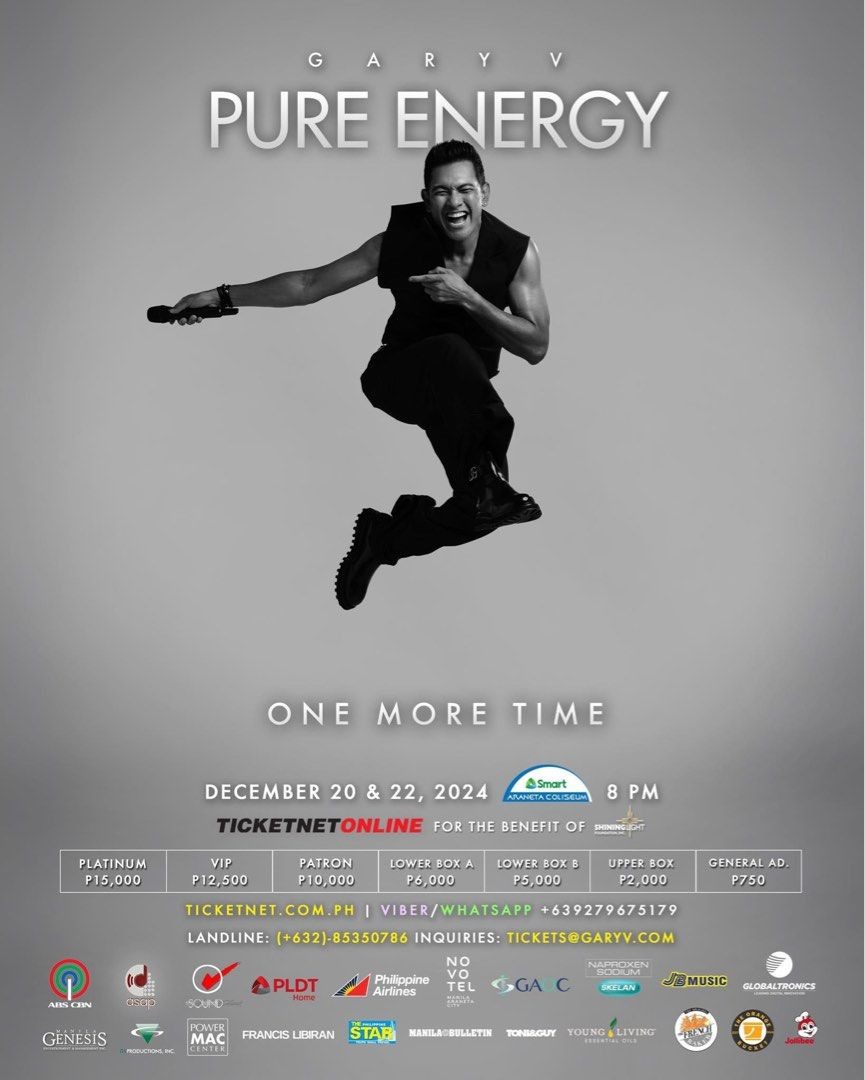 GARY V ONE MORE TIME TICKET DEC.22 on Carousell