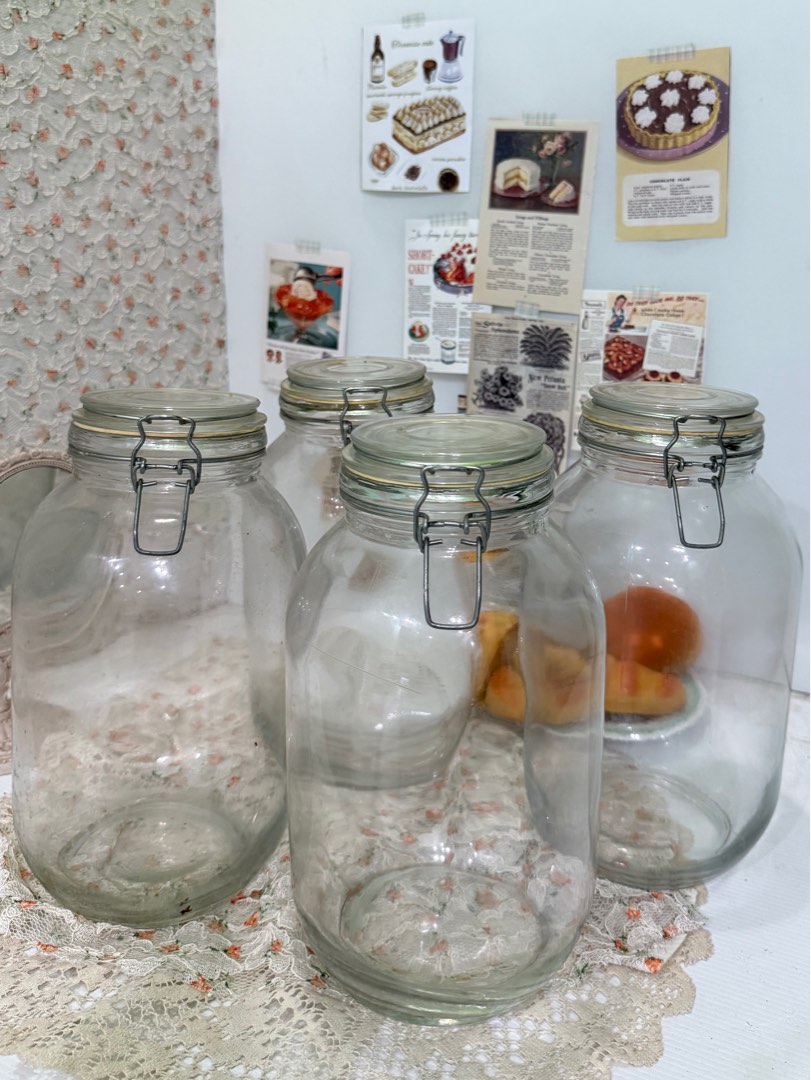 GLASS JARS BOTOL KUIH RAYA [ALL FOR RM50], Furniture & Home Living ...